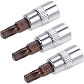 Amazon.com: uxcell 2pcs 1/4" Drive x T30 Torx Bit Socket, S2 Steel Bits CR-V Sockets 1.5" Length ...