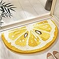Amazon.com: XYRuiHang Cute Half Round Fruit Bath Mats for Bathroom Non ...