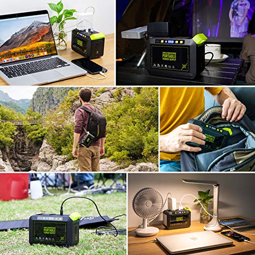 MARBERO Portable Power Bank with AC Outlet, Peak 120W/110V Portable ...