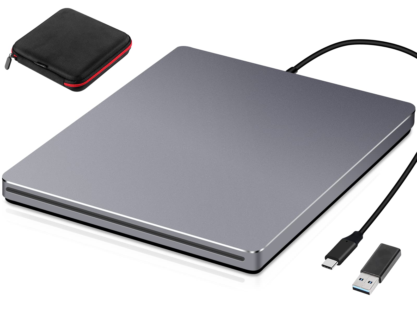 Mua Guamar External CD/DVD Drive,USB 3.0 Type C CD DVD +/-RW Burner CD ...