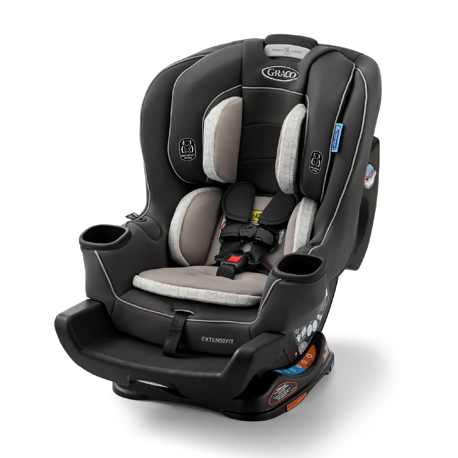 Graco Extend2Fit Convertible Baby Car Seat, Rear and Forward Facing ...