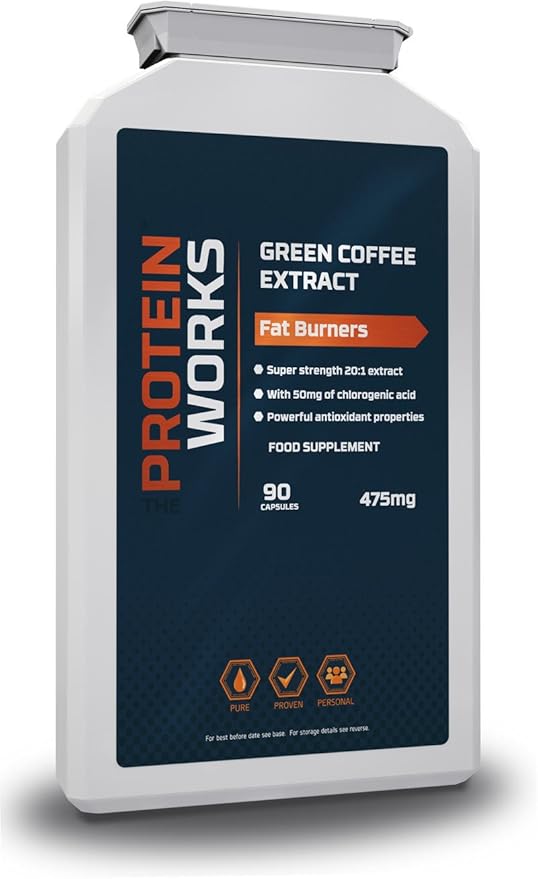 The Protein Works Green Coffee Extract, Pure and Natural, Vegan ...