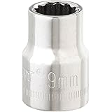 GEARWRENCH 3/8" Drive Standard Metric Socket 9mm, 12 Point - 80485 - Sockets - Amazon.com