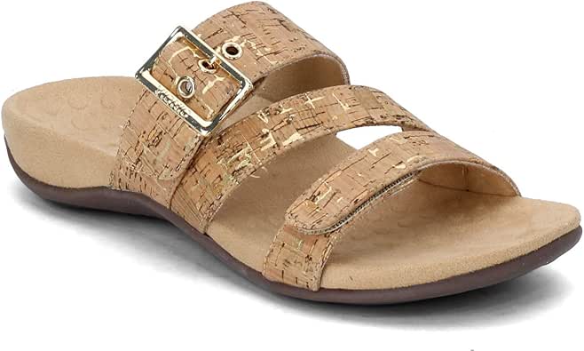 Amazon.com | Vionic Women's Rest Skylar Slide Sandal- Adjustable ...