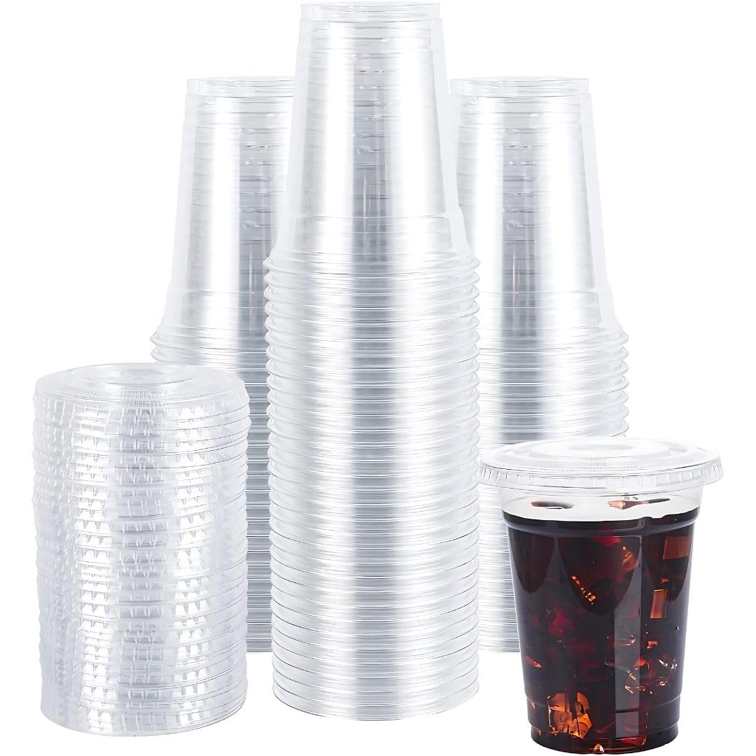 Celebration-Ready Beverage Cup with Lids - 12 oz (Pack of 360), Durable ...