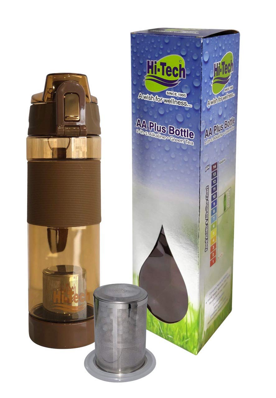 Hi-Tech Alkaline Water Bottle Brown: Amazon.in: Home & Kitchen