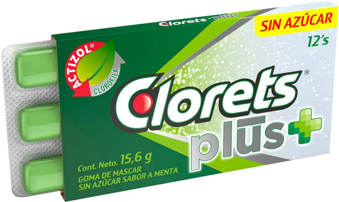 Clorets Original Yerba Buena Sugar Free Spearmint Flavor Chewing Gum ...