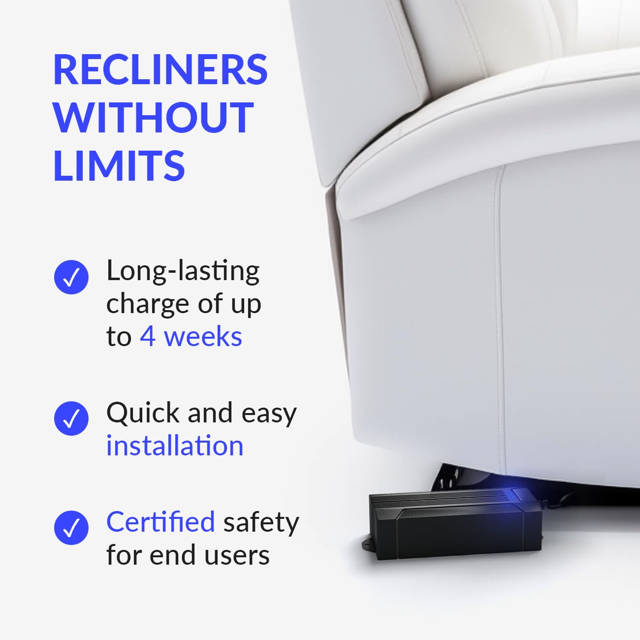 Mua Battery Pack for Reclining Furniture - Rechargeable Recliner ...