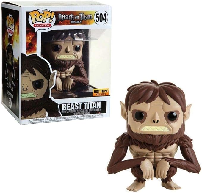 Funko Beast Titan Pop Attack on Titan Exclusivo: Amazon.com.mx: Juegos ...