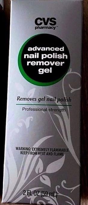 Amazon.com : CVS Pharmacy advanced Nail Polish Remover gel, 2 fl oz ...