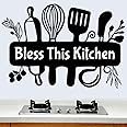 Amazon.com: Large Kitchen Decals Quotes Kitchen Wall Stickers is The ...