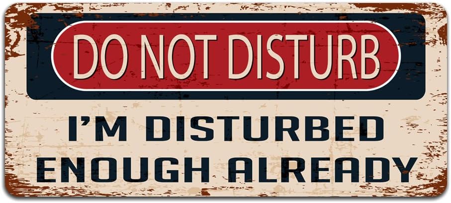 Print Crafted Do Not Disturb: I'm Disturbed Enough Already - Vintage ...