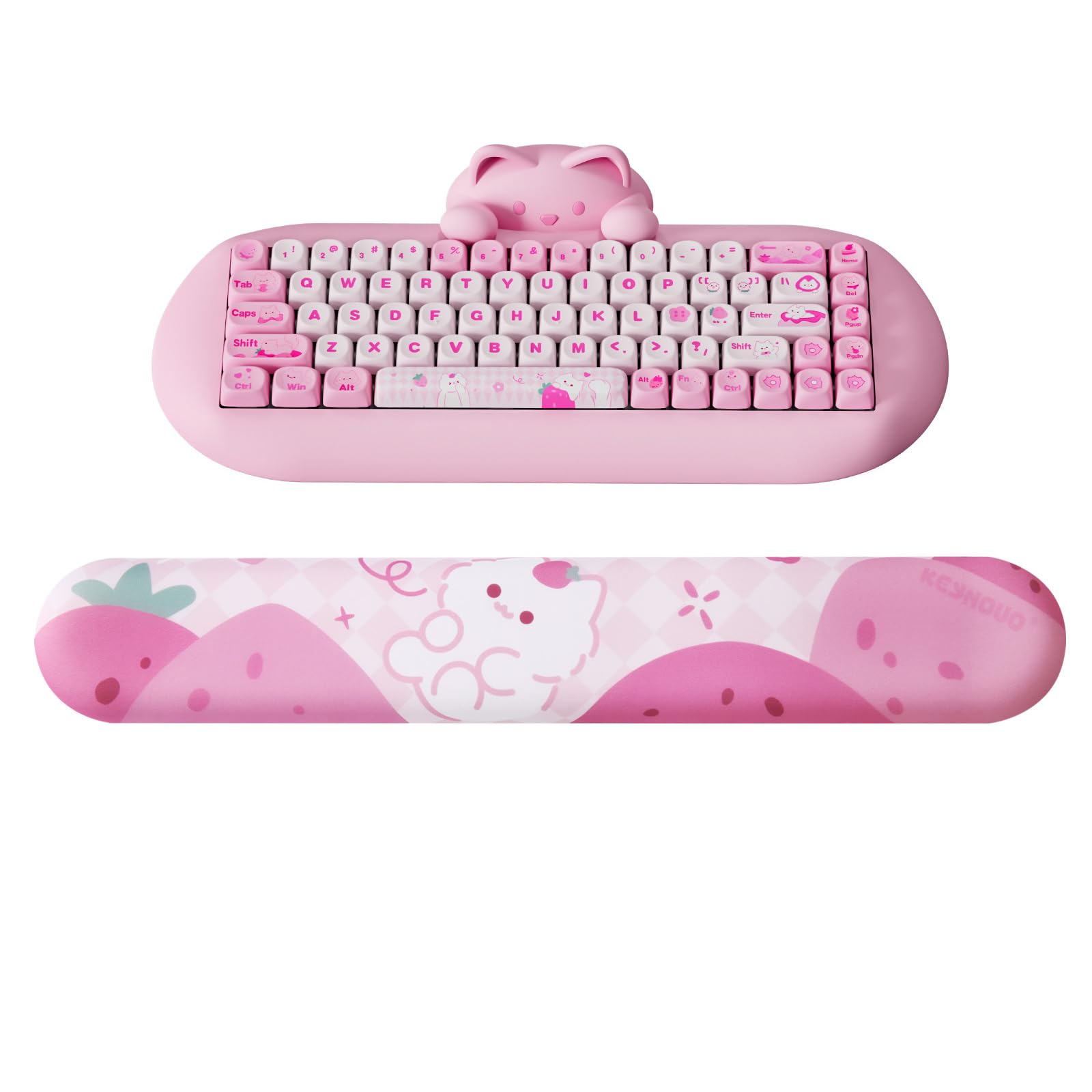 YUNZII Keyboard Wrist Rest, Ergonomic Keyboard Mouse Wrist Support for ...