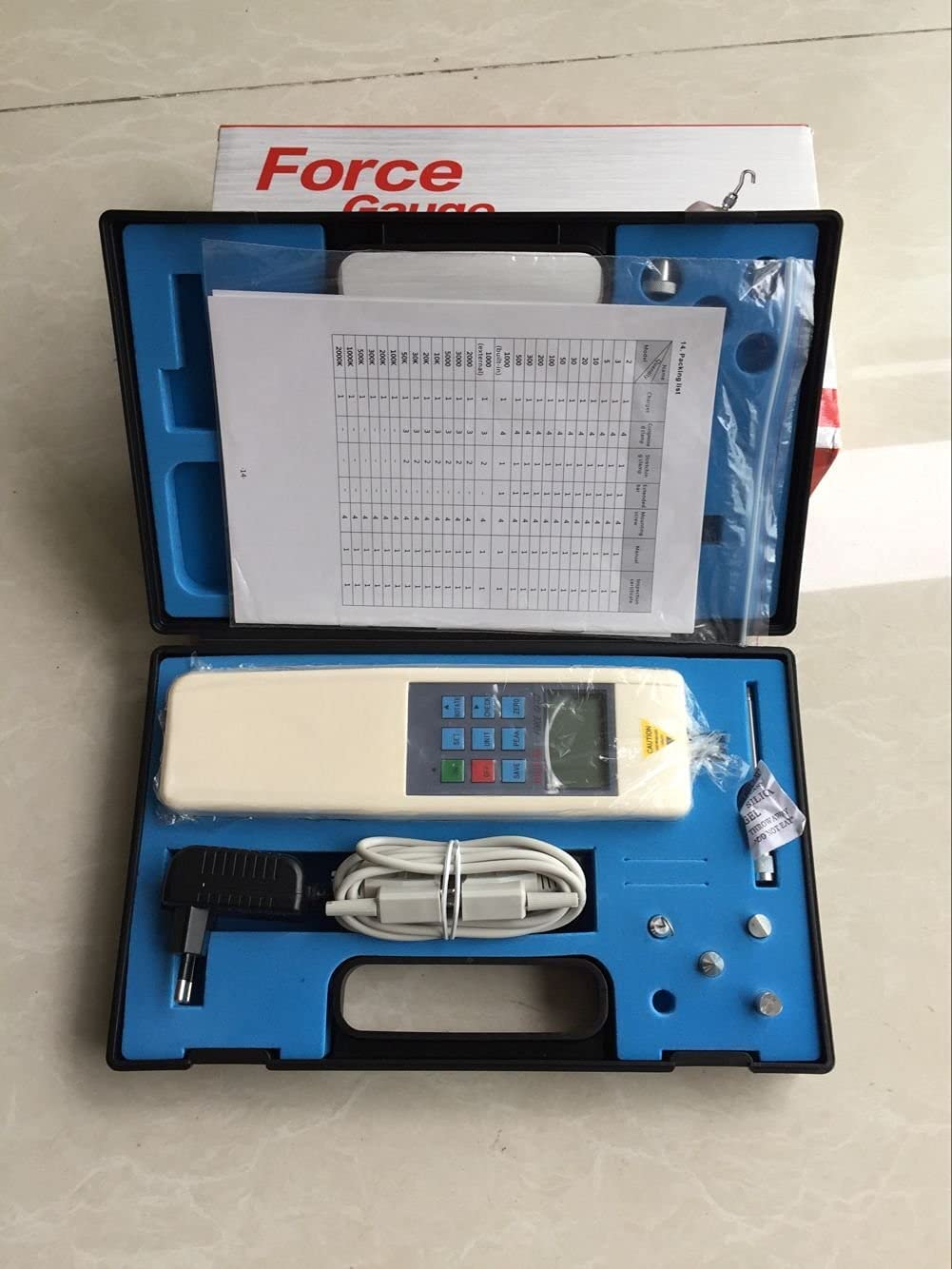 Mua HF-500 Digital Push Pull Gauge Force Gauge HF-500N trên Amazon Mỹ ...