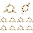Amazon.com: PH PandaHall 10pcs 24K Gold Plated Spring O Ring Clasps ...