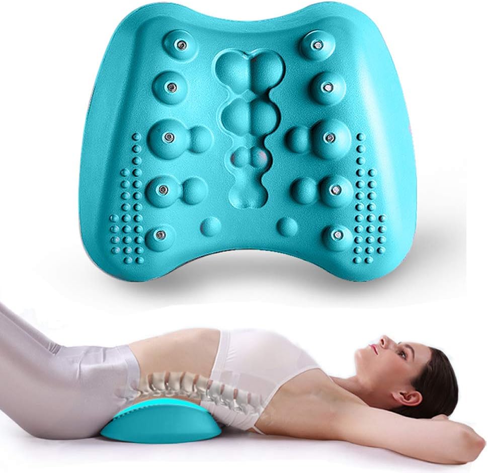 Lumber Massage Pillow Lower Back Stretcher – Massage for Chronic Lumbar ...