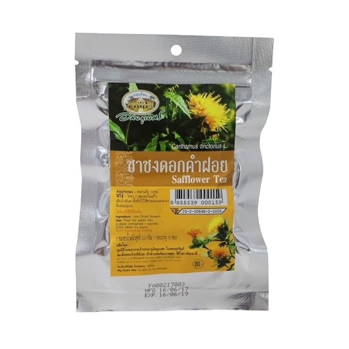 Abhaibhubejhr Safflower Tea .10 Envelope/Package: Amazon.co.uk: Grocery