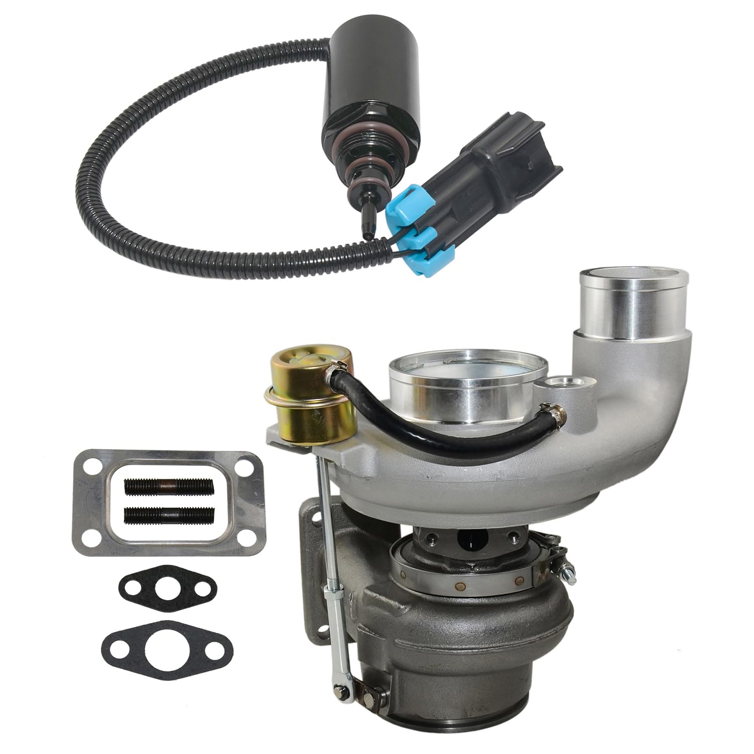 HE351CW HY35W Turbocharger w/Wastegate Control Solenoid Replacement for ...