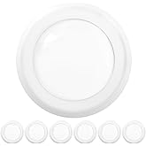 Sunco 24 Pack LED Disc Lights Ceiling 6 Inch, Flush Mount Disk Light ...