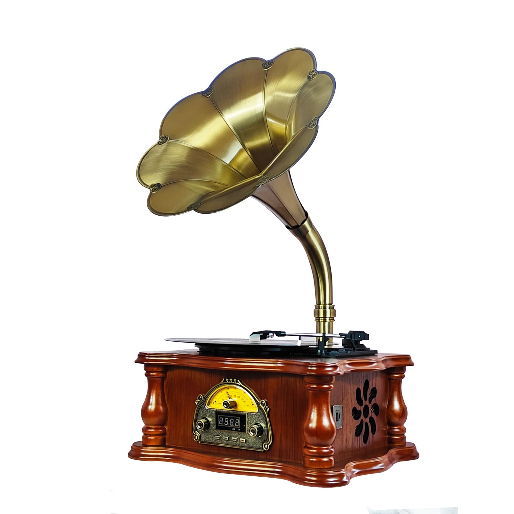 *LIKE NEW* Retro Gramophone Record Player, Vintage Phonograph Record ...