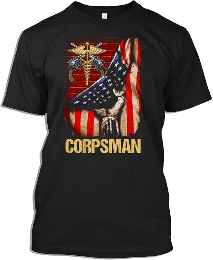 Amazon.com: Corpsman Tshirt United States Proud US Corpsman Veteran ...