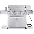 Amazon.com: Weber Summit S-670 6-Burner Natural Gas Grill, Stainless ...