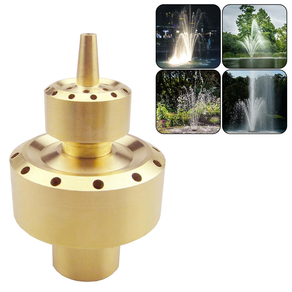Hooshing Fountain Nozzle 1" DN25 Column Brass Water Spray Nozzles ...