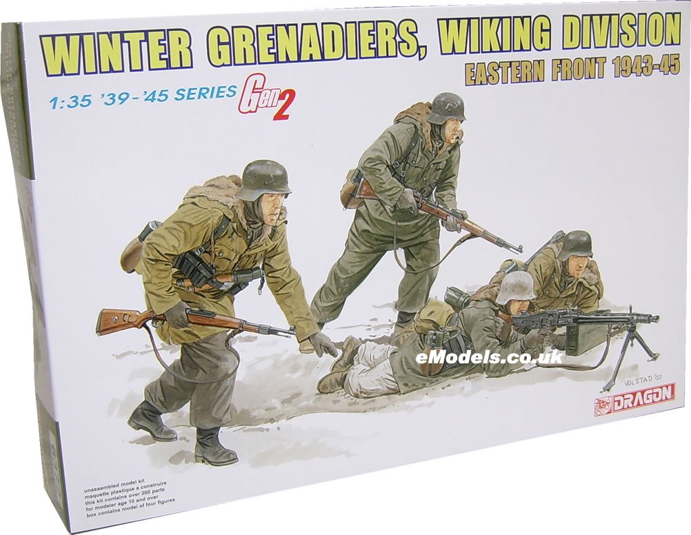 Buy Dragon Models 1/35 German Winter Grenadiers, Wiking Division ...
