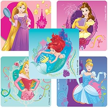 Amazon.com: SmileMakers Disney Princess Enchanted Stickers - Prizes 100 ...
