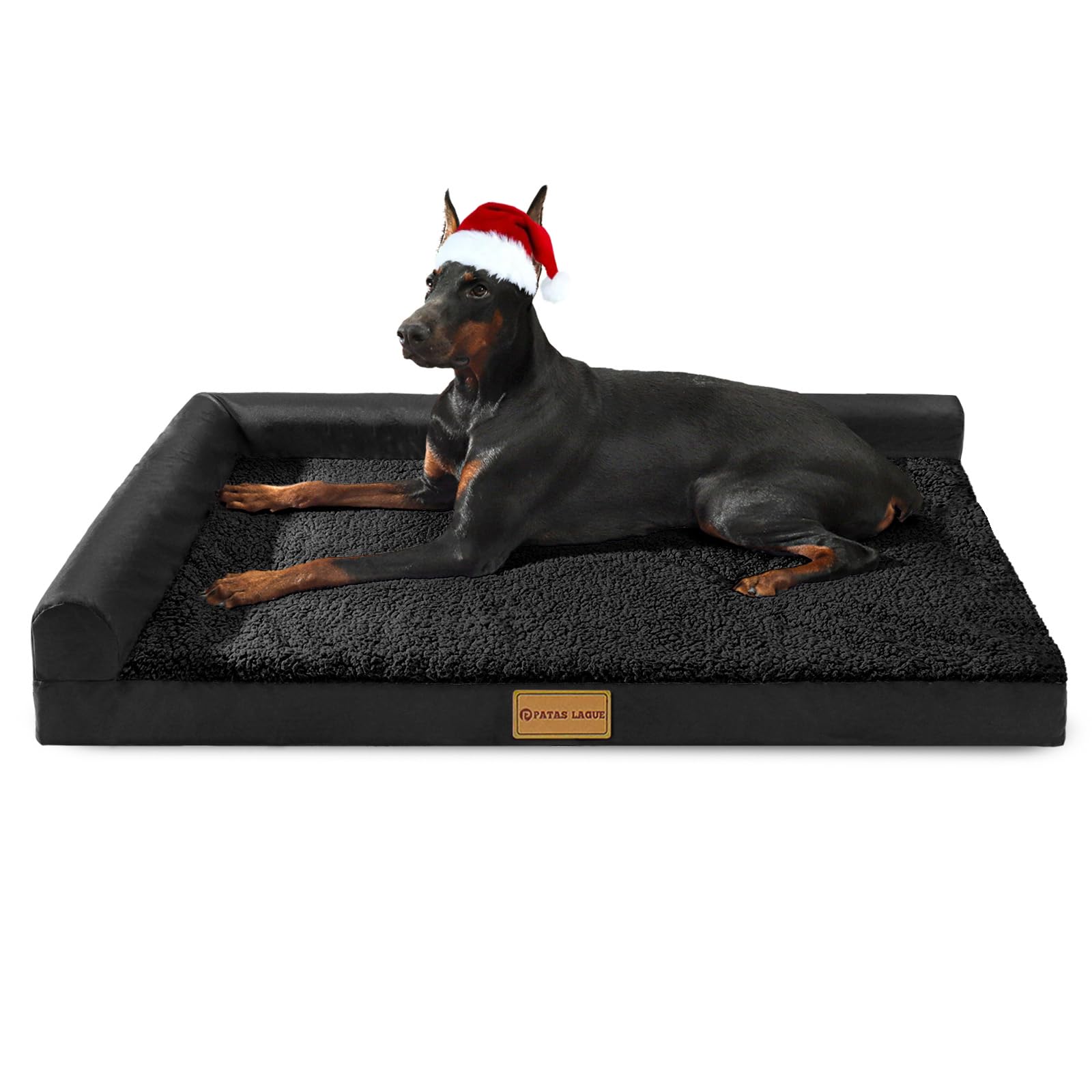 Patas Lague Orthopedic XXL Dog Bed for Extra Large Dogs 48''X30 ...
