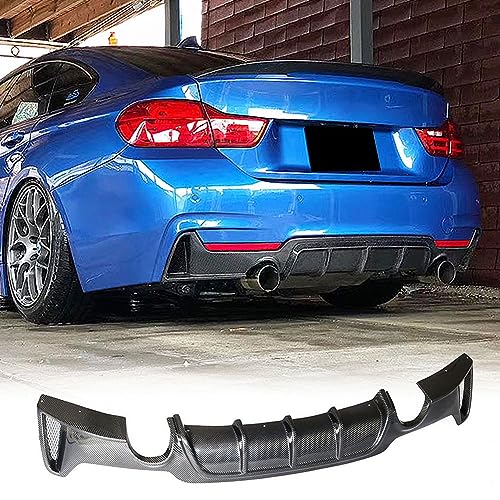 MCARCAR KIT Real Carbon Fiber Rear Diffuser for BMW 4 Series F32 F33 ...