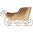 Amazon.com: Cabilock Christmas Sleigh Desktop Sleigh Figurine Xmas ...