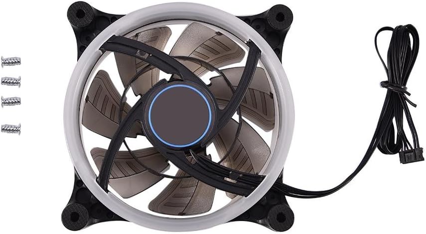 Amazon.com: Liyeehao PC Cooling Fan, Shock Absorbing 120mm High Airflow ...