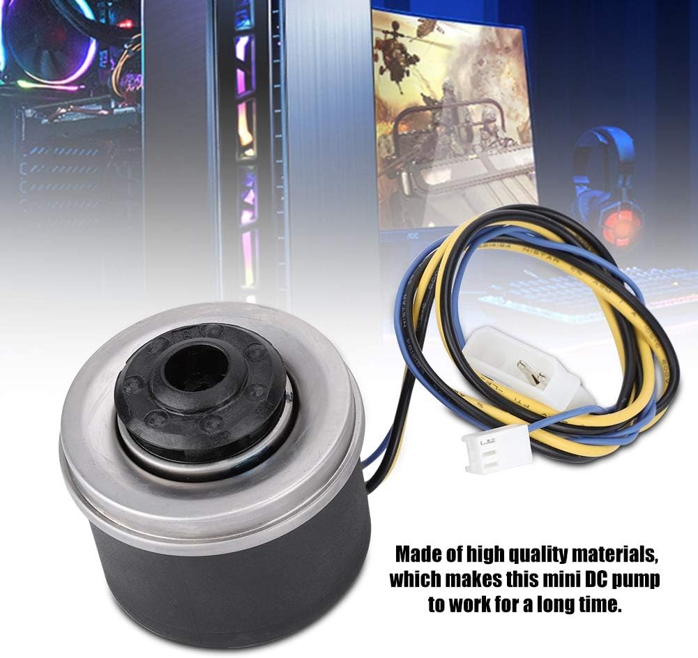 Water Pump Mini DC Pump 12V DC 100L/H Flow 5000rpm Fast Heat ...