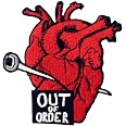 Amazon.com: My Heart is Out of Order Patch Embroidered Applique Badge ...