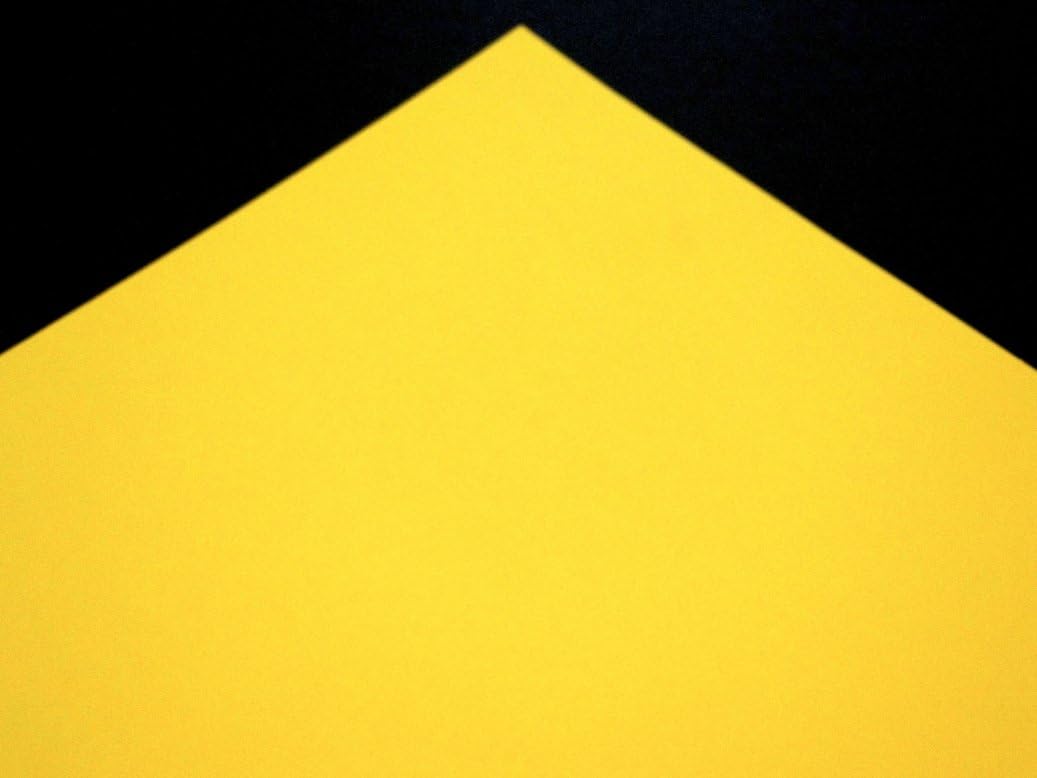 Quality A4 Bright Yellow Colour Coloured Paper 80gsm (210mm x 297mm ...