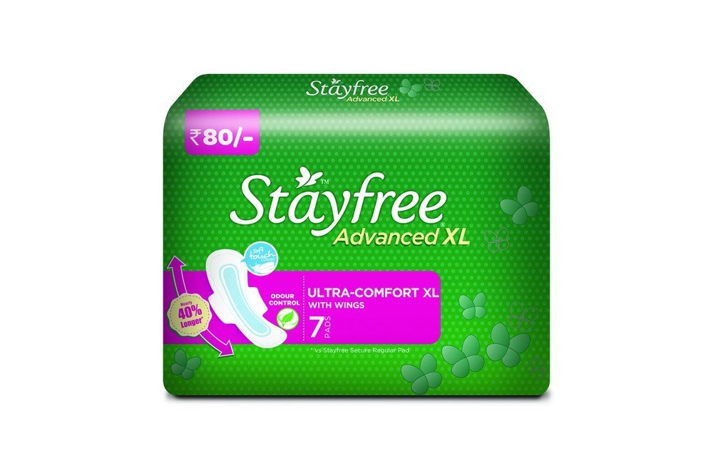 Buy Stayfree Advanced XL Soft Ultra-thin (with wings, 7 pads) Online at ...