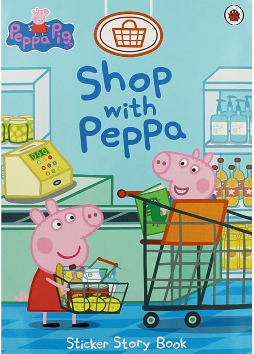 Peppa Pig: Shop with Peppa Sticker Book: Amazon.co.uk: Kitchen & Home