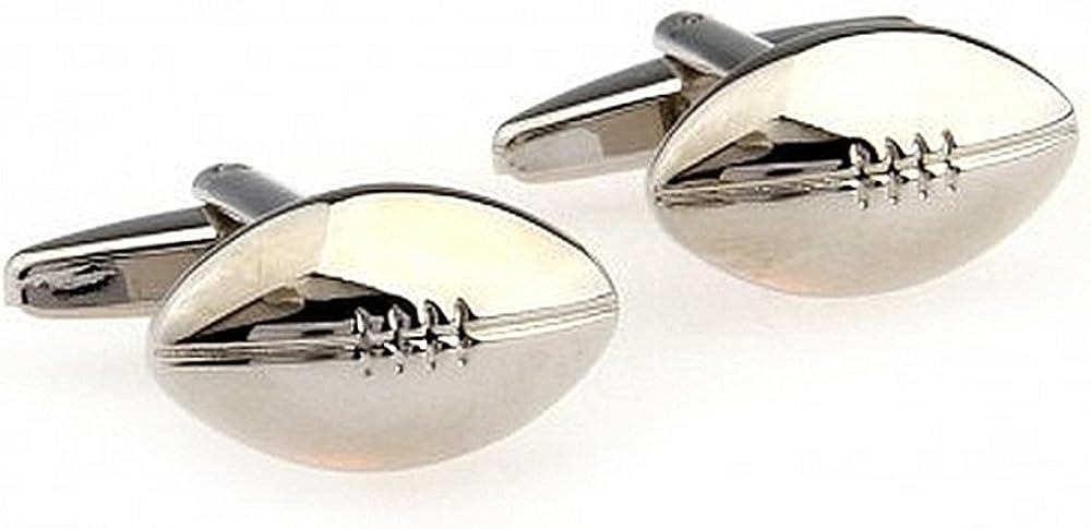 Rugby Ball Cufflinks: Amazon.co.uk: Clothing