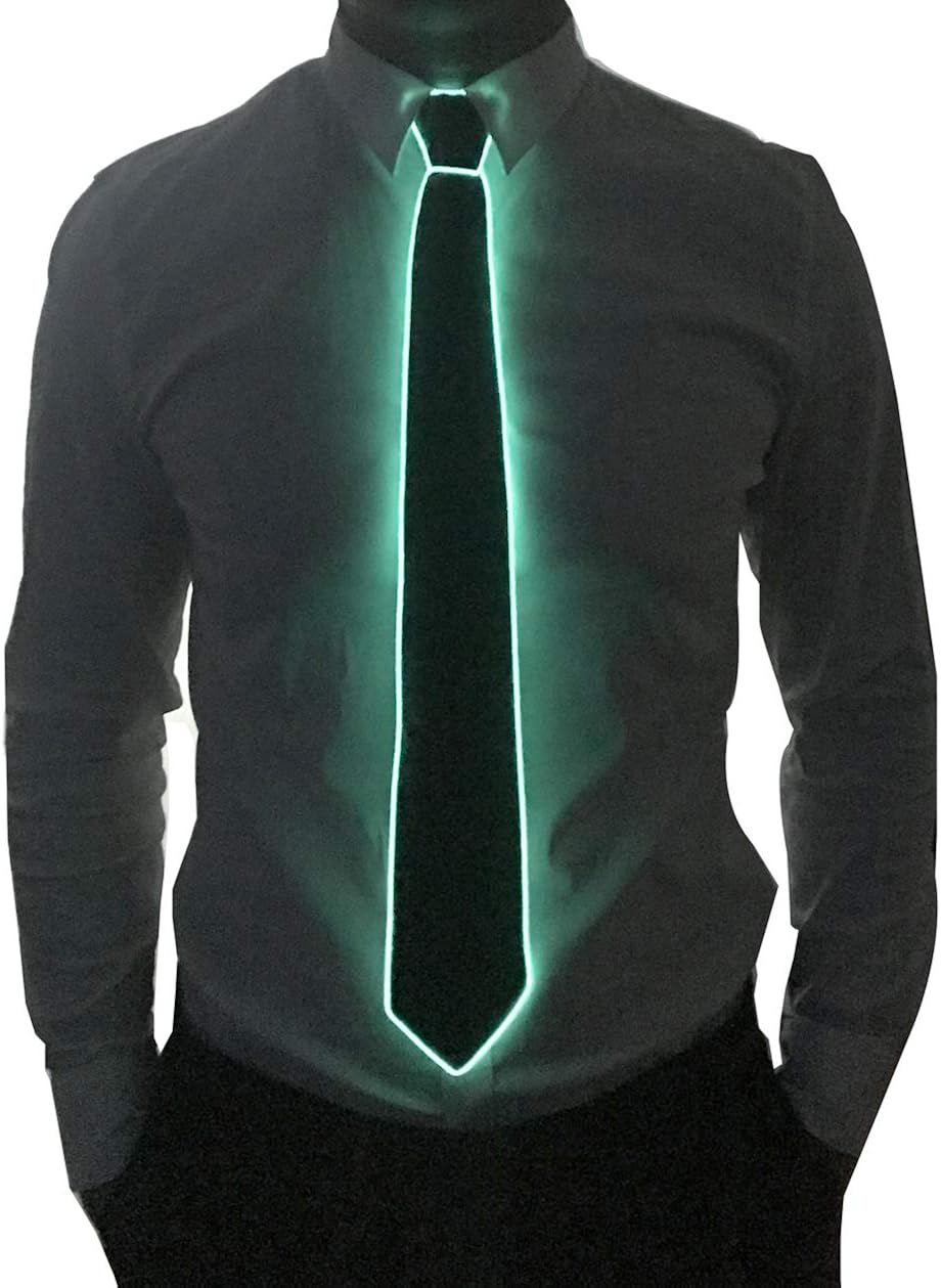 Light Up Neck Tie Led Tie for men Novelty Necktie for Rave Party ...