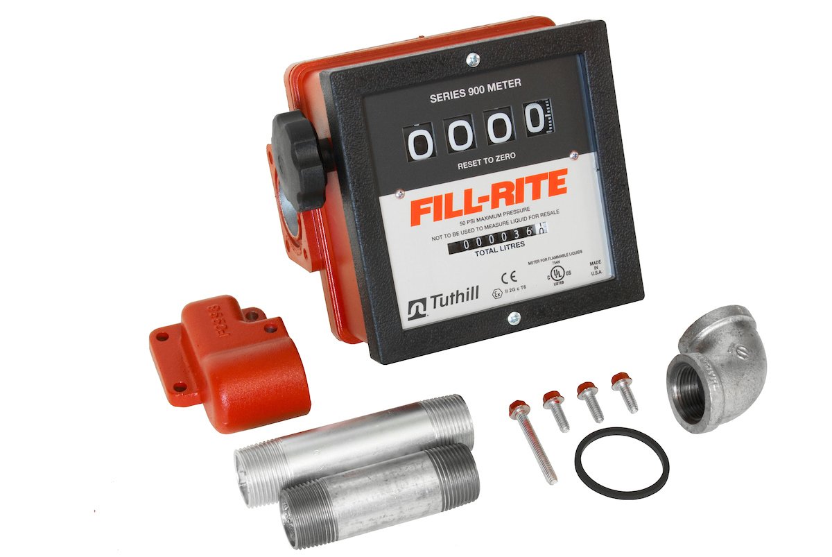 Fuel Transfer Liter Meter Fill-Rite 901CL 1 23-151 LPM 4 Wheel ...