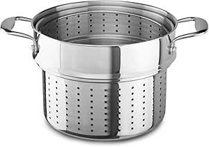 Amazon.com: KitchenAid Pasta & Steamer Insert Cookware - Stainless ...