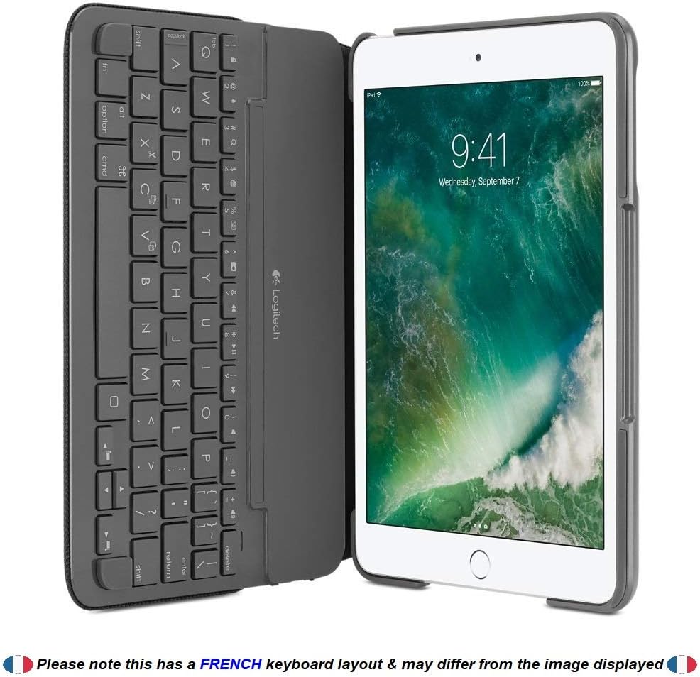 Logitech Canvas Keyboard Case for iPad mini 1, 2 & 3 – Carbon Black ...