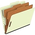 Amazon.com : Pendaflex Classification Folders – 2 Dividers, Light Green ...
