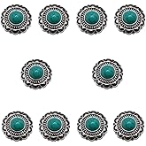 Amazon.com: GORGECRAFT 1 Box 10Pcs 30mm Screw Back Buttons Sunflower ...