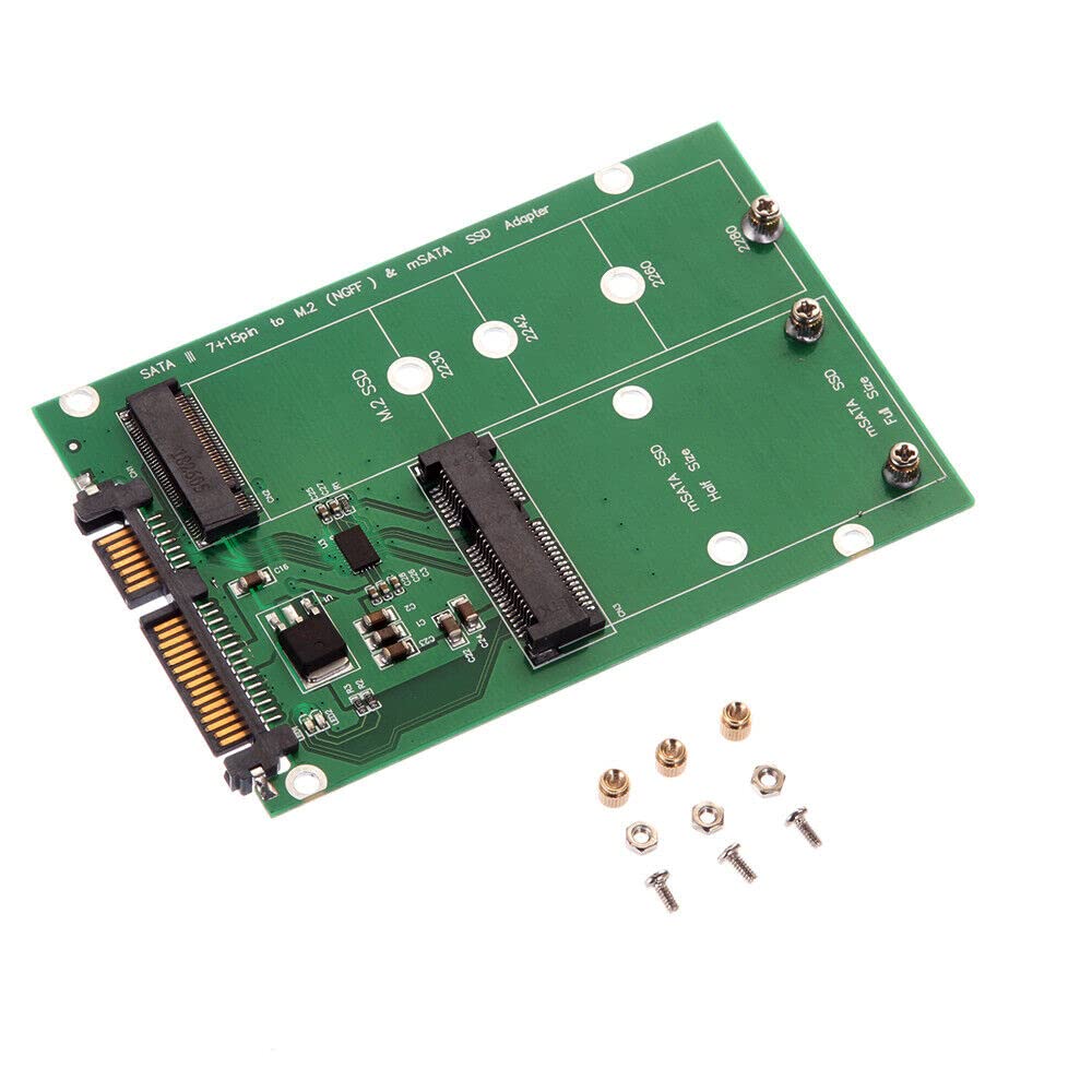 Mua FocusFoto M.2 NGFF B+M Key & mSATA SSD to SATA III 7+15 Pin ...