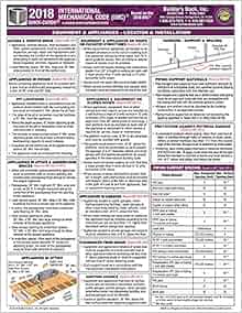 2018 International Mechanical Code (IMC) Quick-Card: Builders Book Inc ...