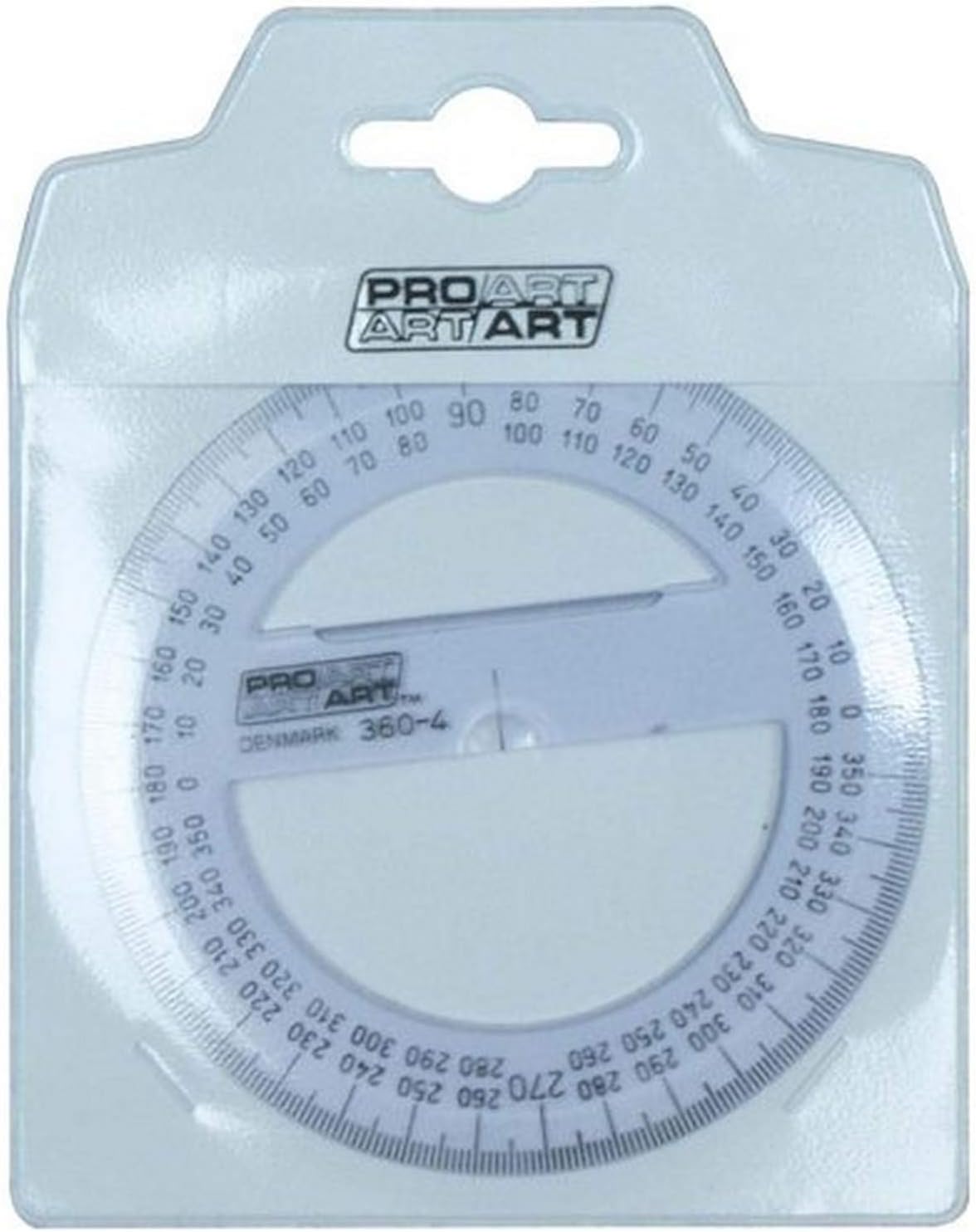Amazon.com: PRO ART 4-Inch Protractor, 360-Degree: Arts, Crafts & Sewing
