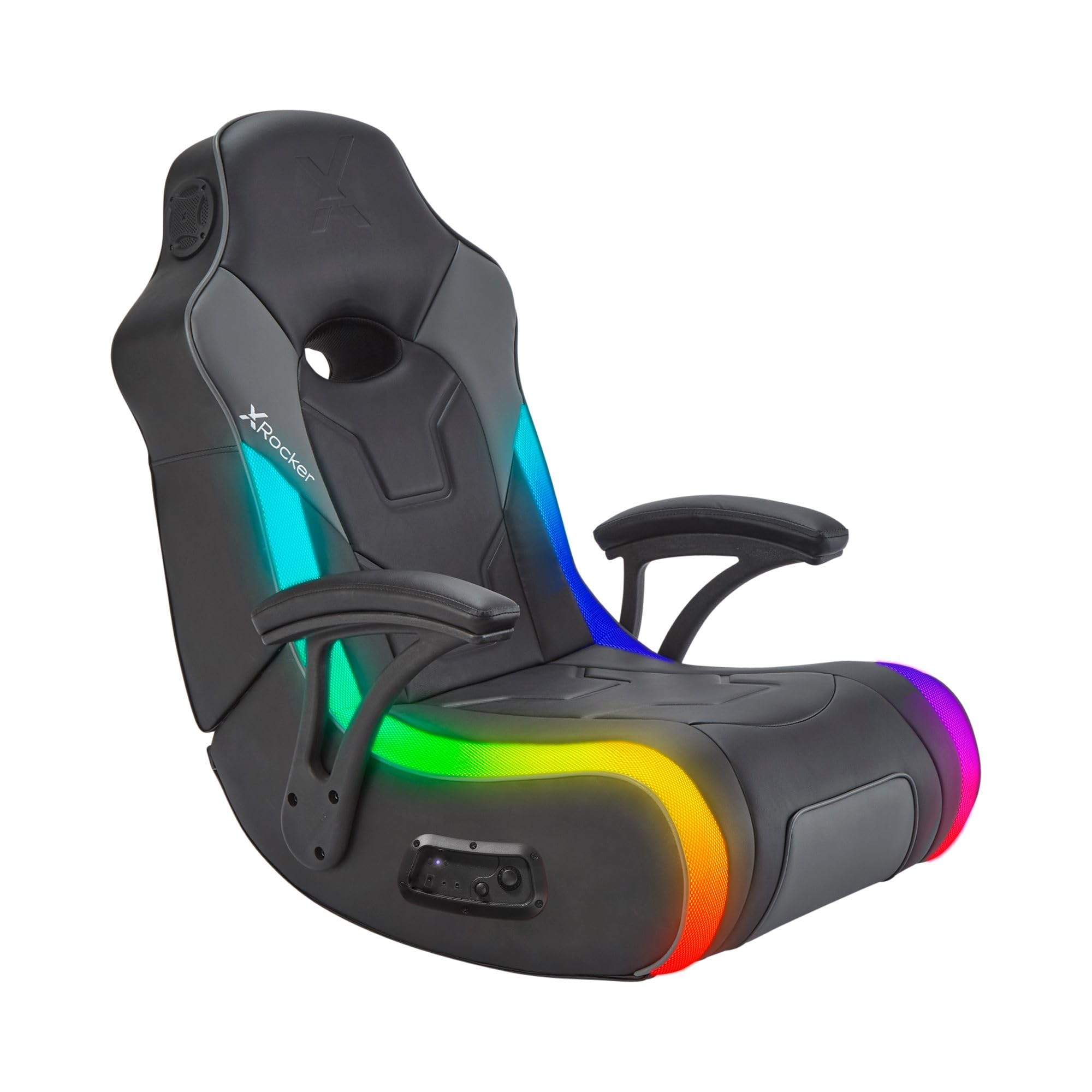 Mua X Rocker Video Gaming Floor Rocker Chair, Built-in Audio, College ...