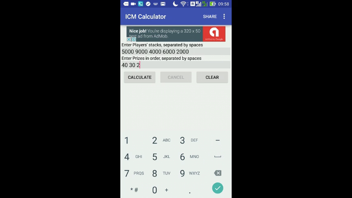 Poker ICM Calculator - App on the Amazon Appstore